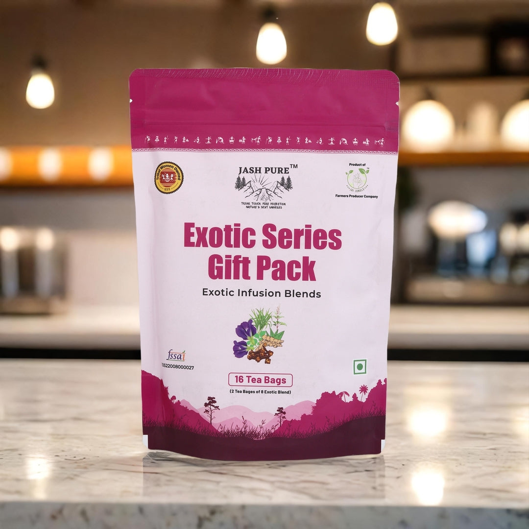 Exotic Series Tea & Infusion Gift Pack | 8 Blends (16 Tea Bags) – JAI ...